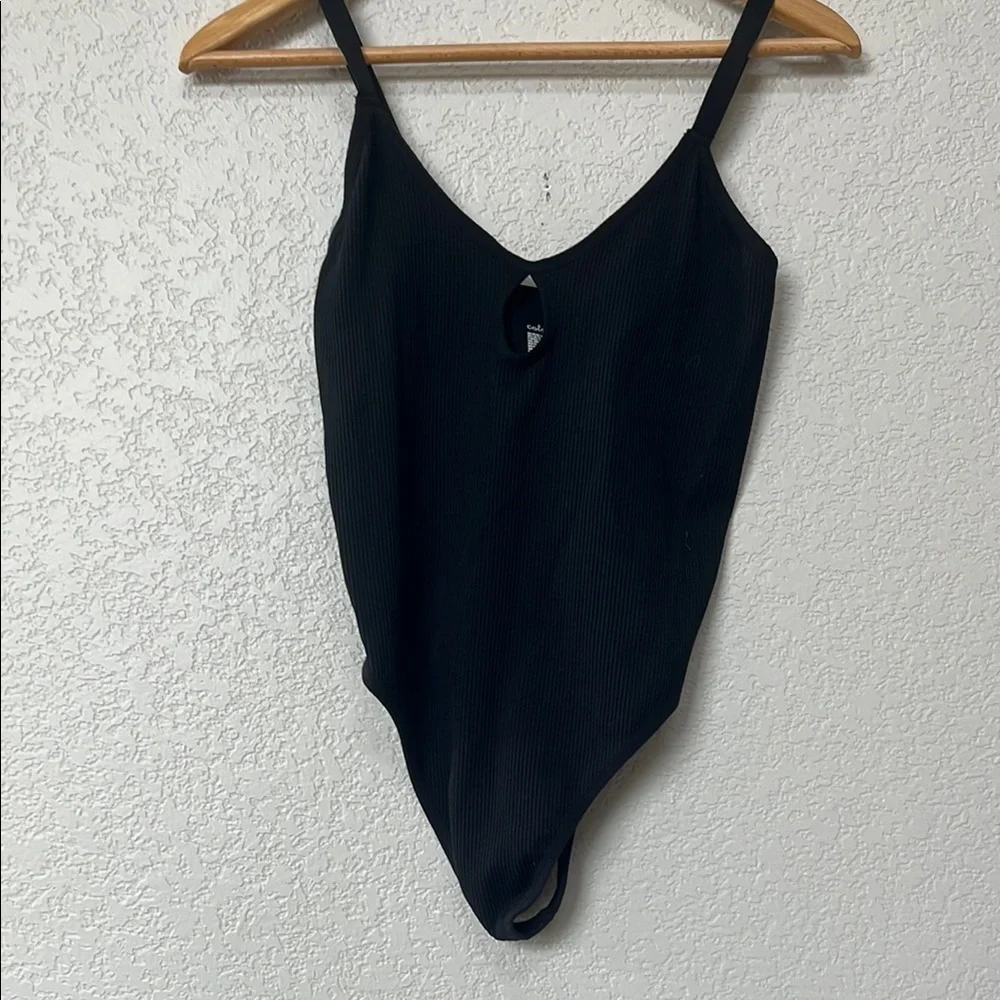Colsie | Tops | Colsie Body Suit Tank Seamless Top Tear Drop Black Size ...